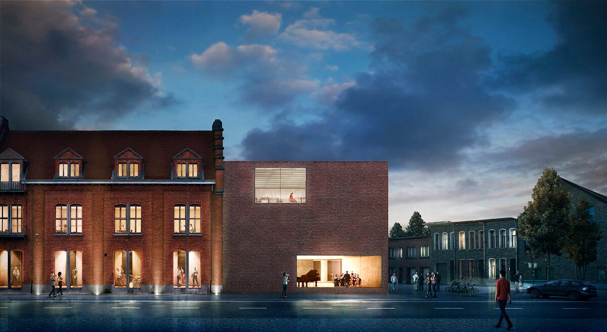 Kaan architecten ontwerp multifunctionele bibliotheek in Aalst (B)
