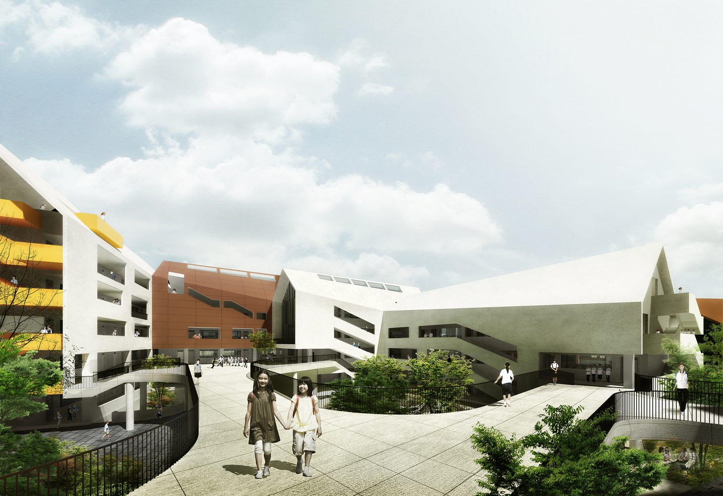 Render Ster van de Week - Basisschool in Hangzhou, Zhejiang, China
