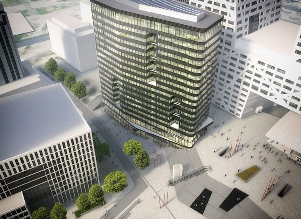 WTC-gebouw op het Jaarbeursplein Utrecht