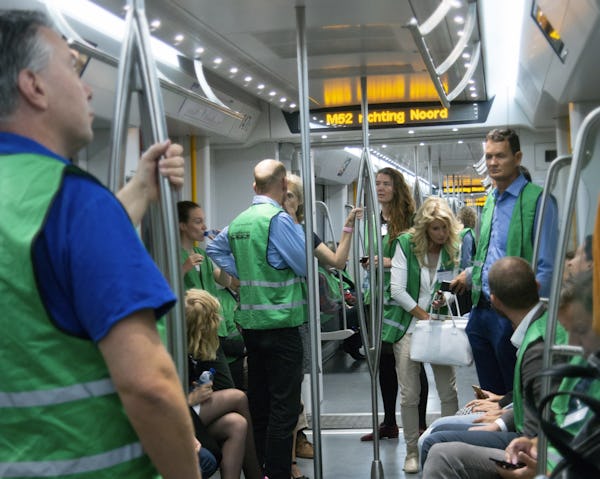 Video projectbezoek Noord/Zuidlijn Amsterdam met Jan Benthem