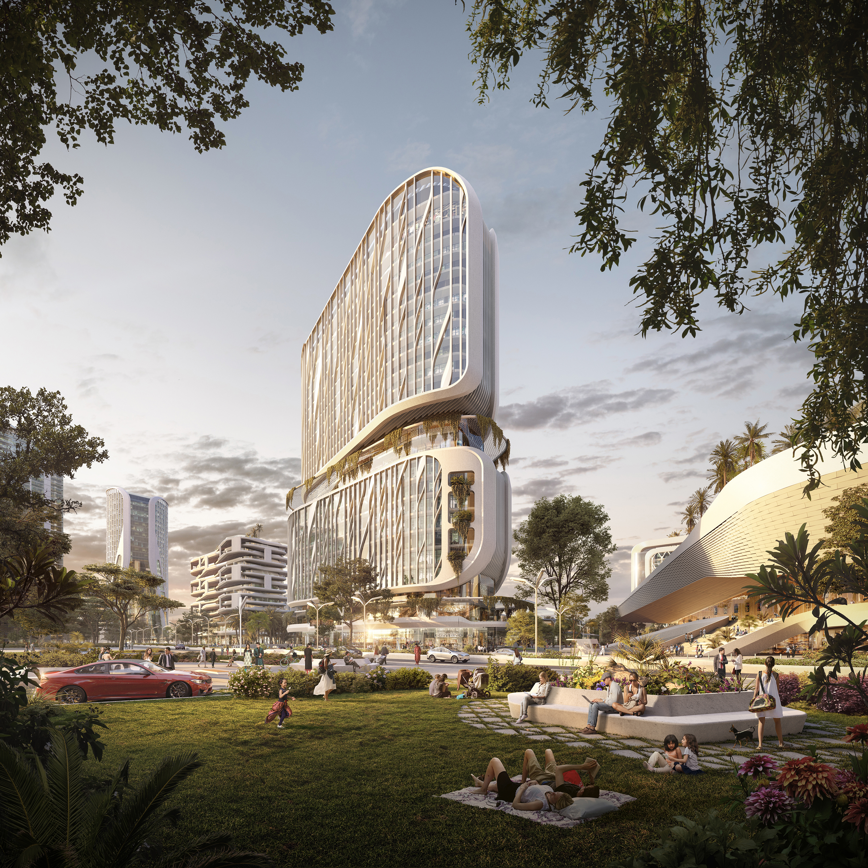 UNStudio ontwerpt masterplan Karle Town Centre in Bangalore, India