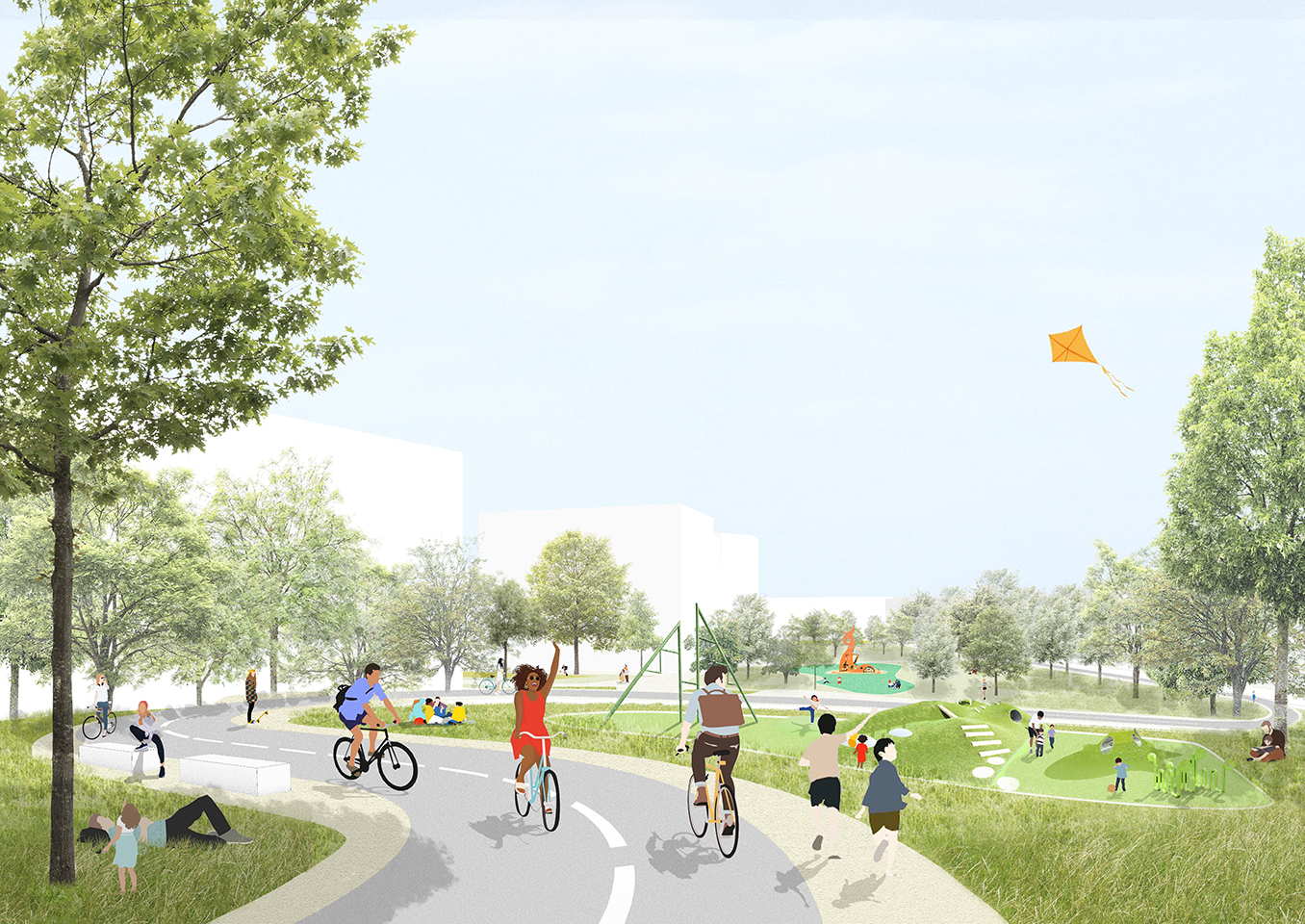 Eerste ontwerp publieke ruimte Slachthuiswijk Antwerpen goedgekeurd