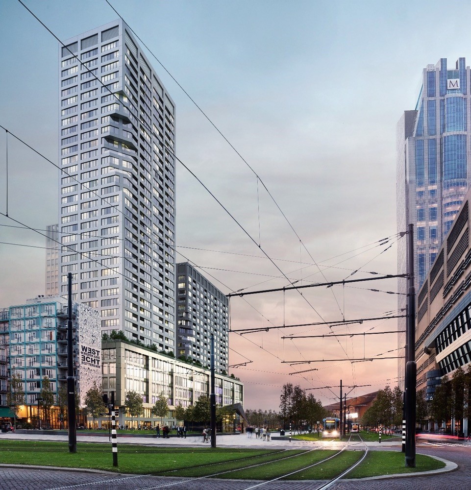 The Modernist in Rotterdam wordt gebouwd