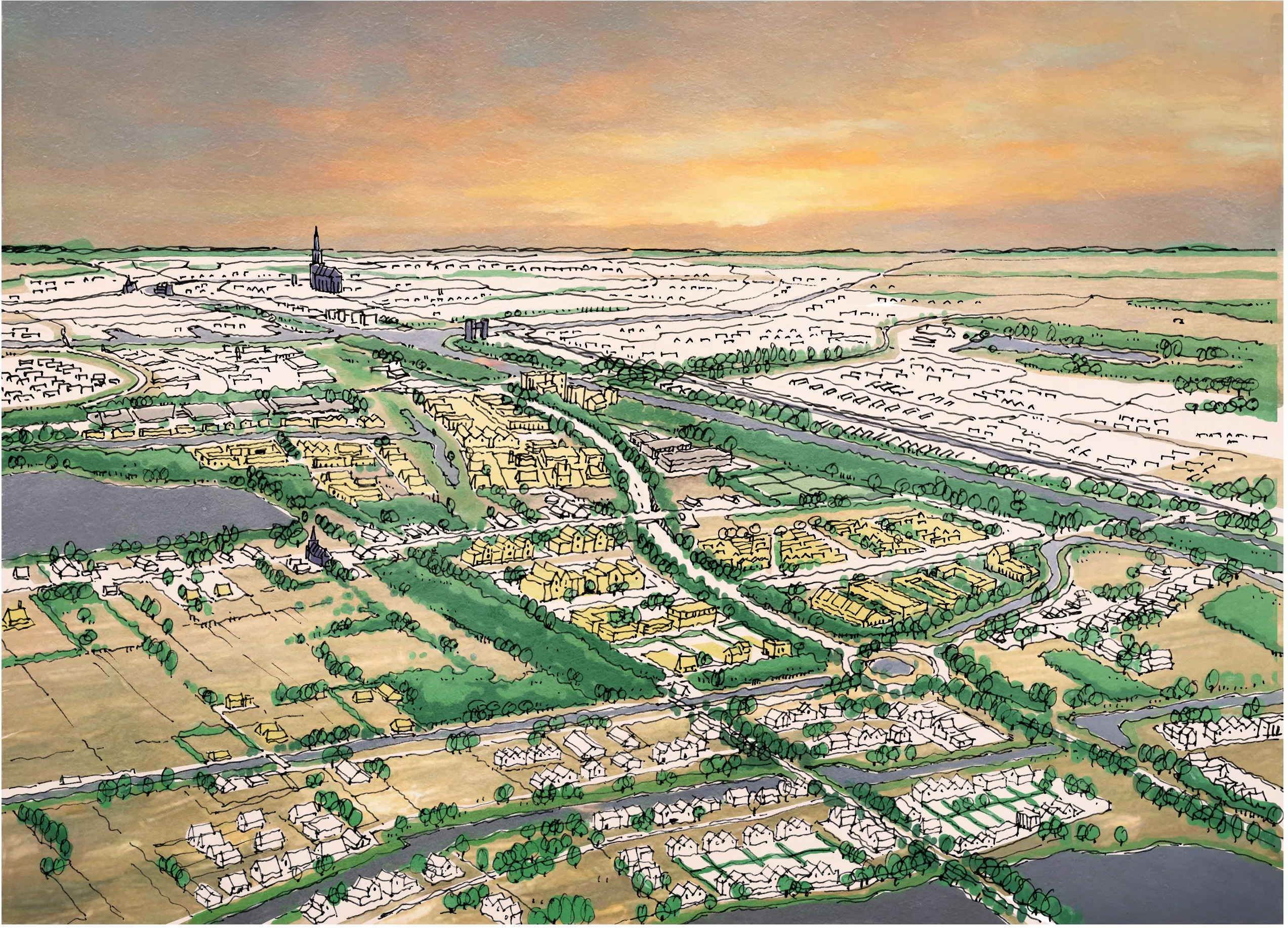 Vaart maken in Meerstad: nieuw masterplan voor 7000 extra woningen door ...
