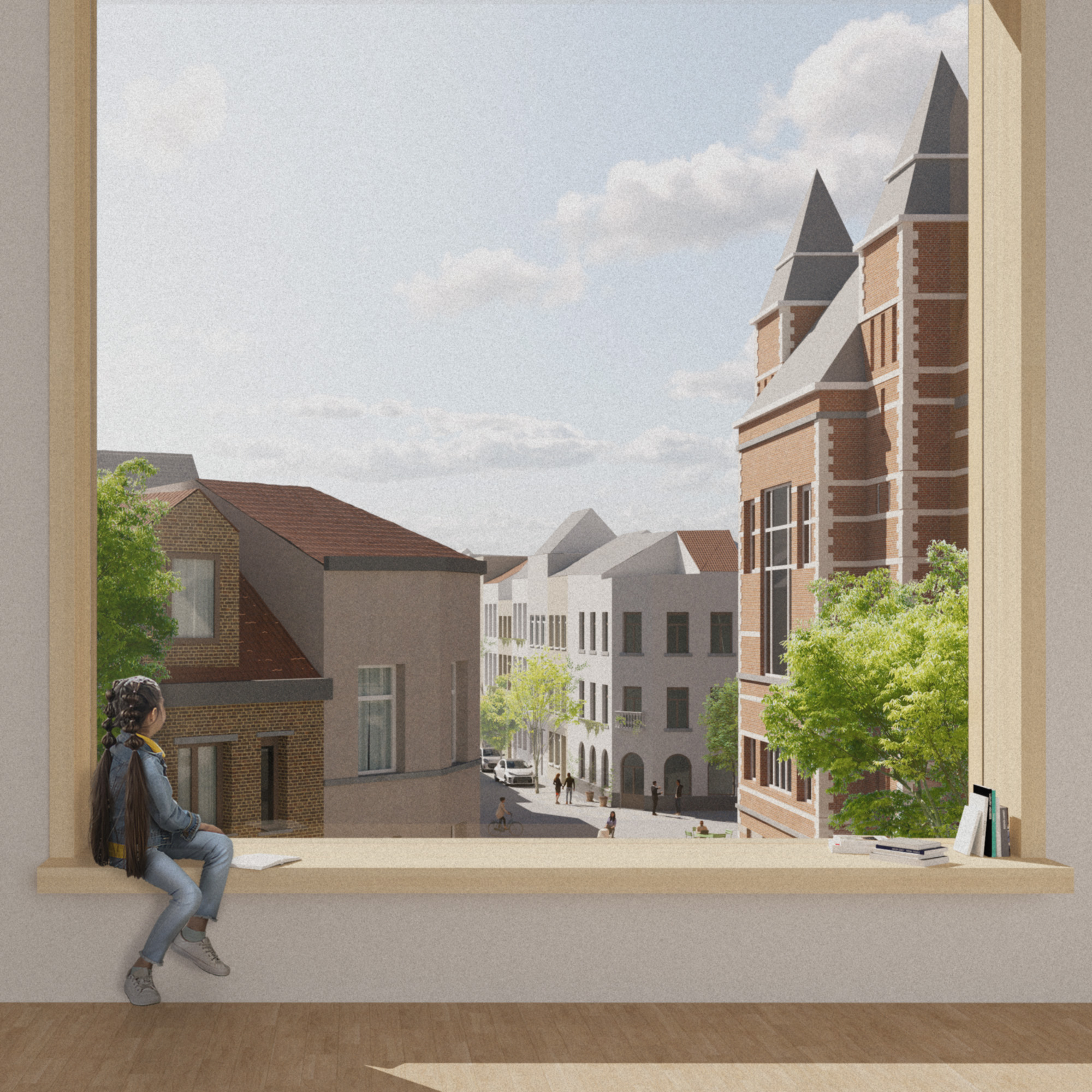 Studio Nauta en Pieter Bedaux bouwen bibliotheek en kinderdagverblijf ...