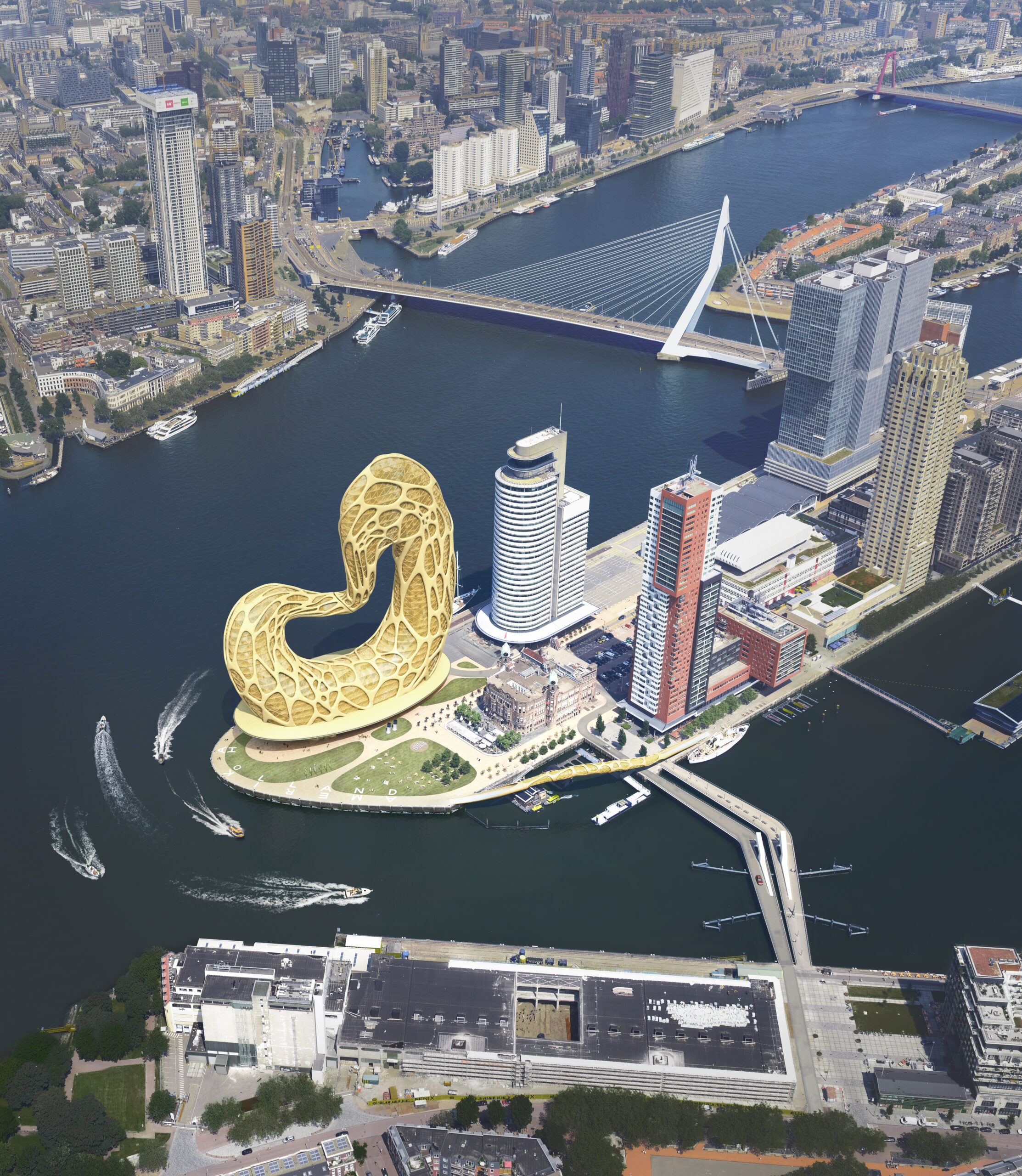 OLA Architecten lanceert markant plan Kop van Zuid