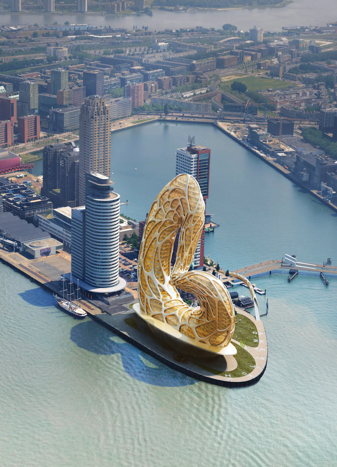 OLA Architecten lanceert markant plan Kop van Zuid