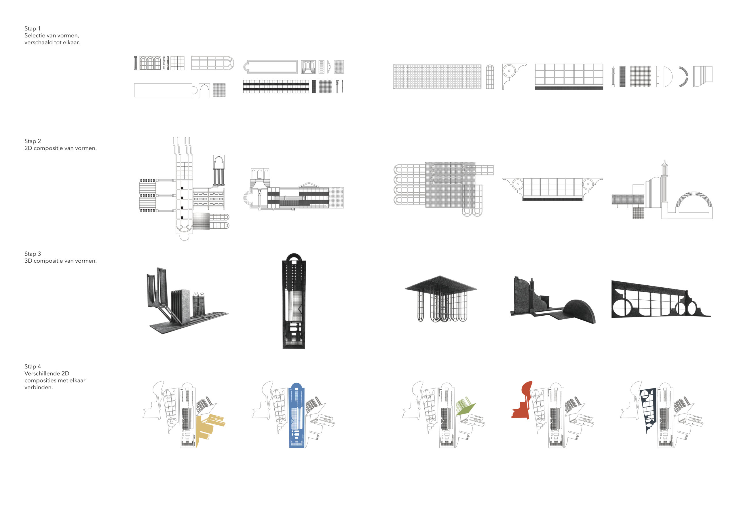 Met zijn architectuurcollages vertelt Steven van Raan het vergeten ...
