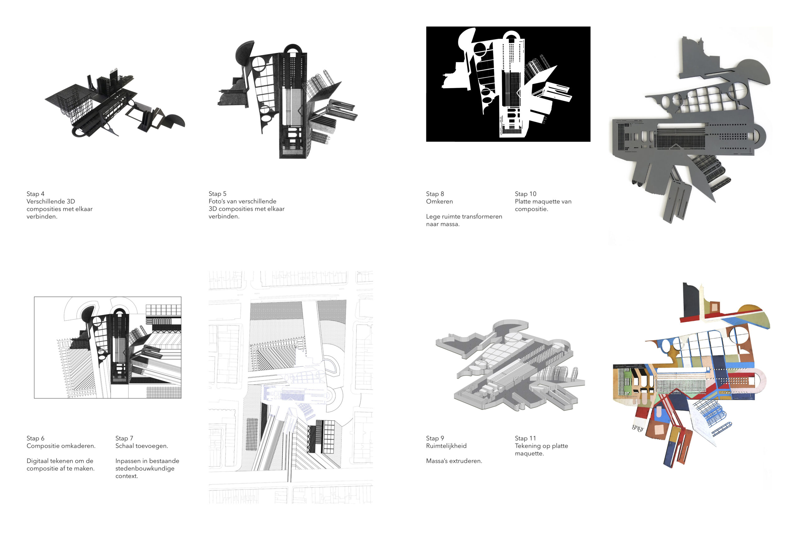 Met zijn architectuurcollages vertelt Steven van Raan het vergeten ...
